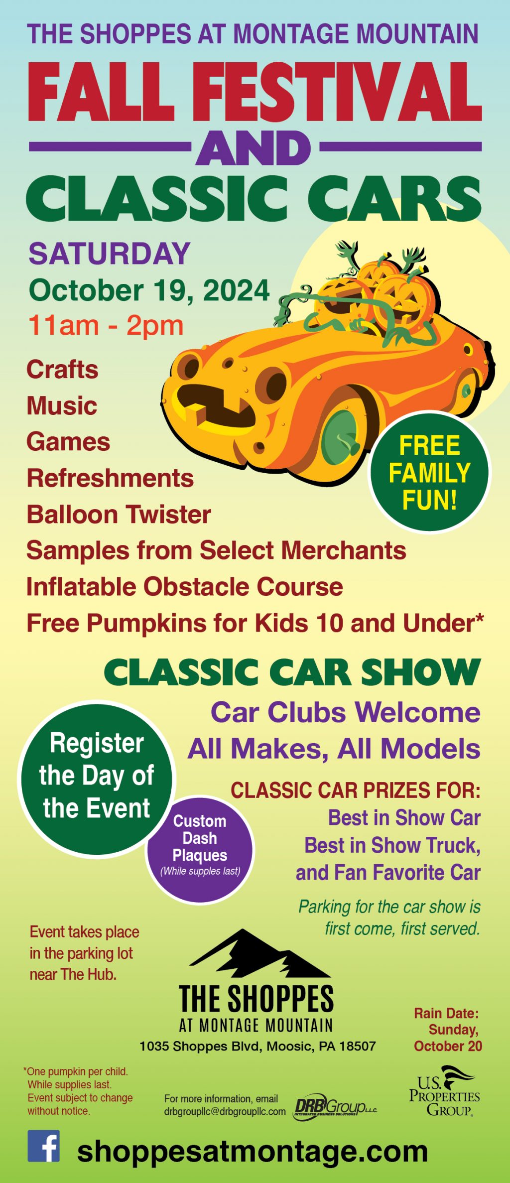 Fall Festival & Classic Car Show - The Shoppes At Montage Mountain